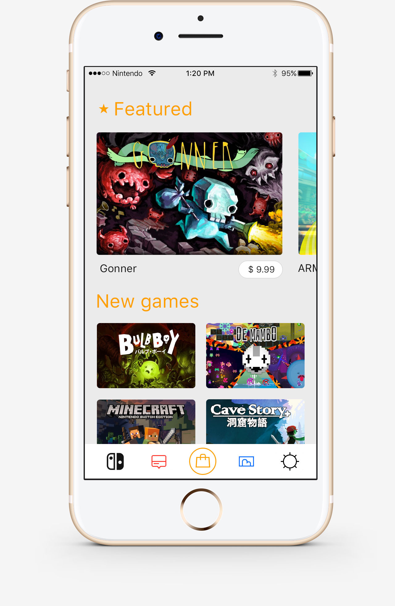 Nintendo Switch App Concept — Miguel Trias Works | Design & Production