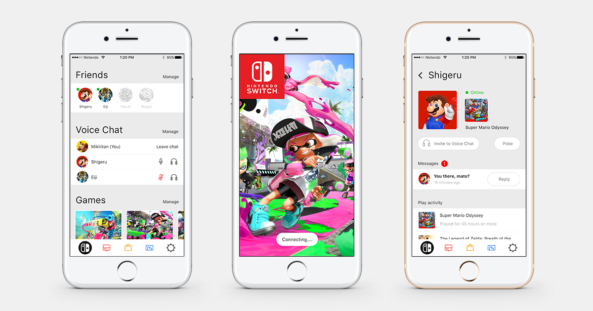 Nintendo Switch App Concept — Miguel Trias Works | Design & Production